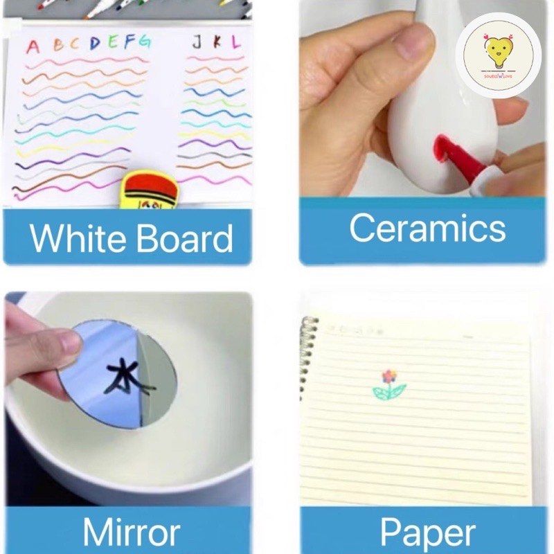 (SG READY STOCK) Magical Water Painting Pen Water Floating Doodle Pens ...