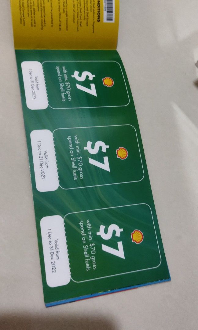 Shell fuel coupon $105 until mar2023, Tickets & Vouchers, Vouchers on ...