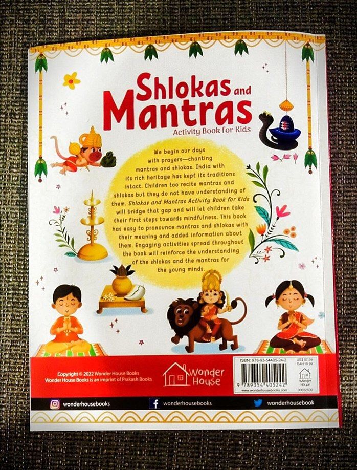 SHLOKAS AND MANTRAS, Hobbies & Toys, Books & Magazines, Children's ...