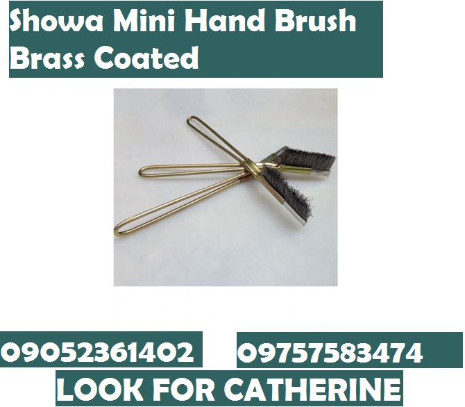 Showa Mini Hand Brush Brass Coated, Commercial & Industrial, Industrial ...