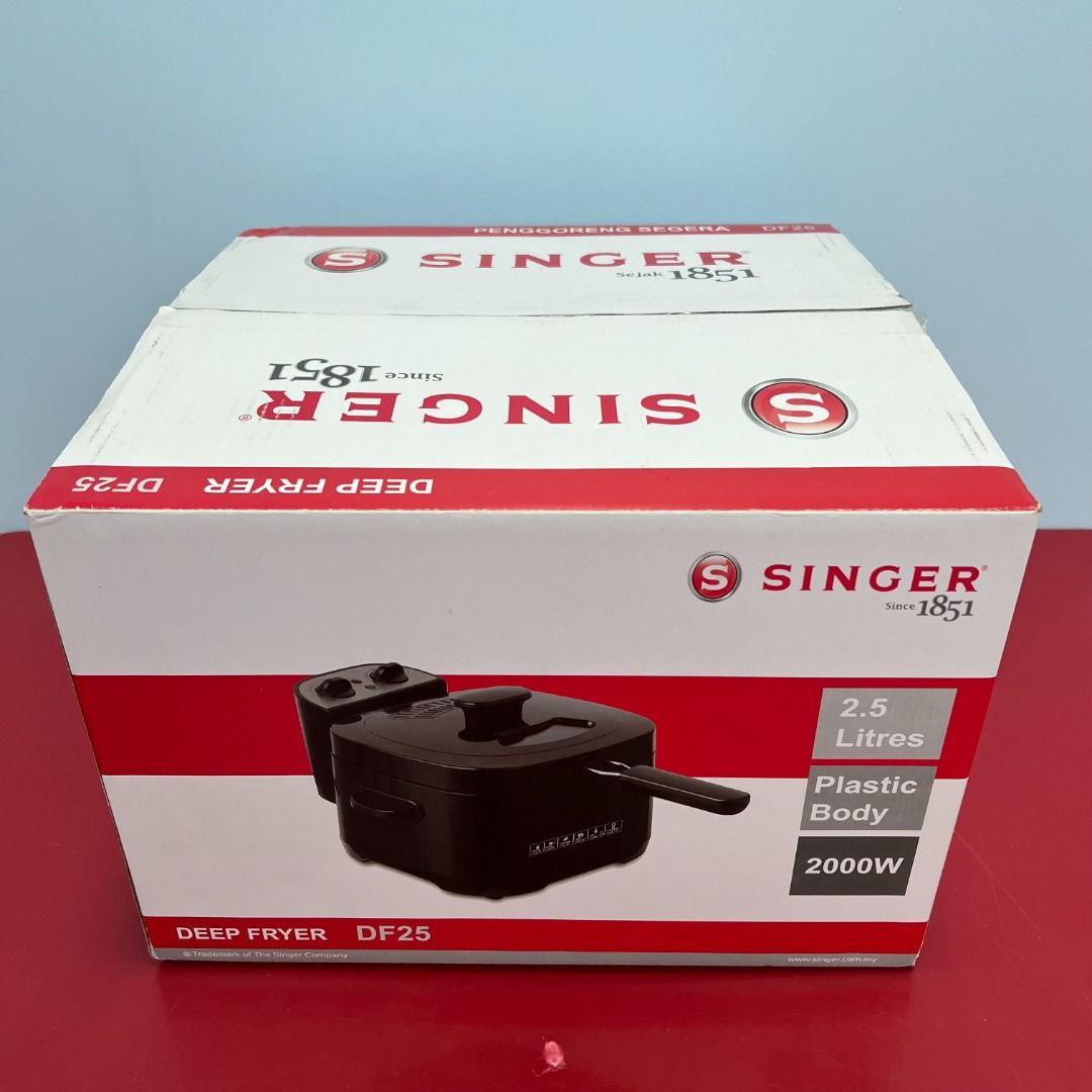 Singer Deep Fryer DF25 (2.5L), TV & Home Appliances, Kitchen Appliances ...
