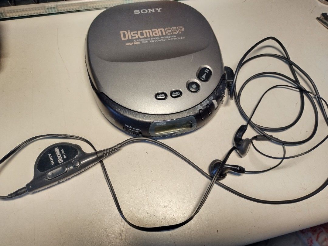 Sony D-247 Discman, 音響器材, 音樂播放裝置 MP3及CD Player - Carousell