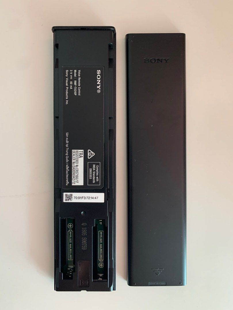 Sony Original Voice Remote Control RMF-TX310P, TV & Home Appliances, TV ...