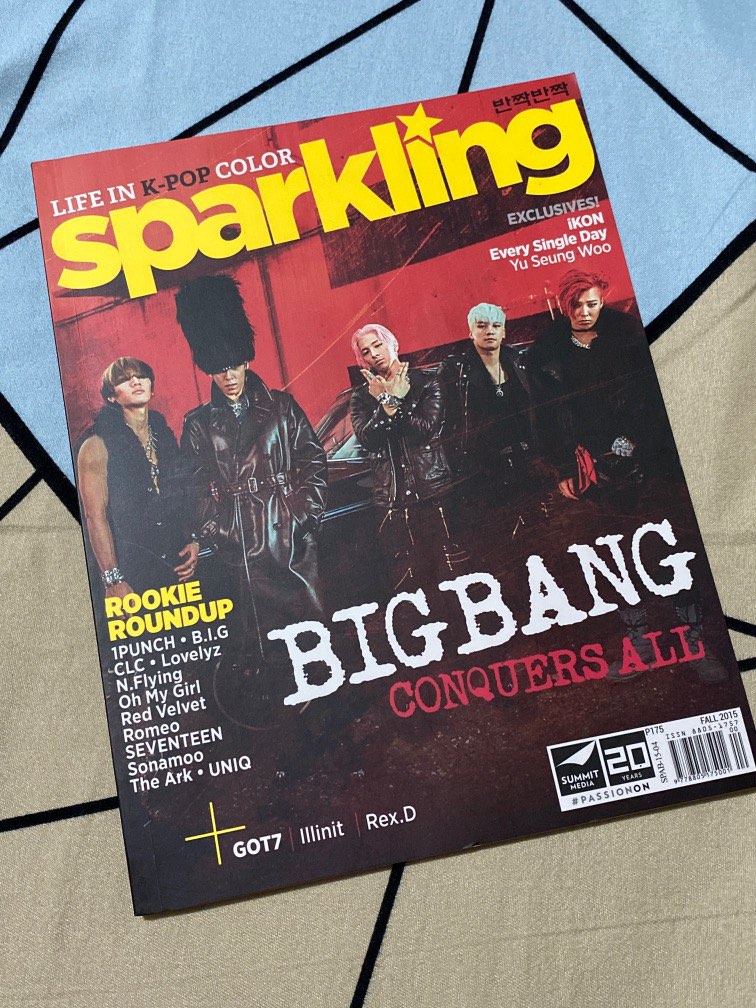 BIGBANG x iKON Sparkling Magazine Fall 2015, Hobbies & Toys, Books ...