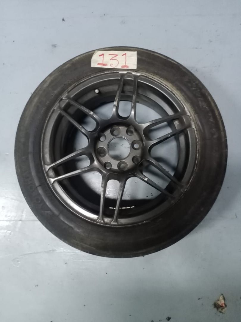 Sport Rim Tyre and Rim Set, Car Accessories, Tyres & Rims on Carousell