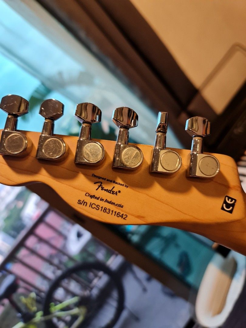 Squire Telecaster Standard Model w/ Bareknuckle True Grit pickups and ...