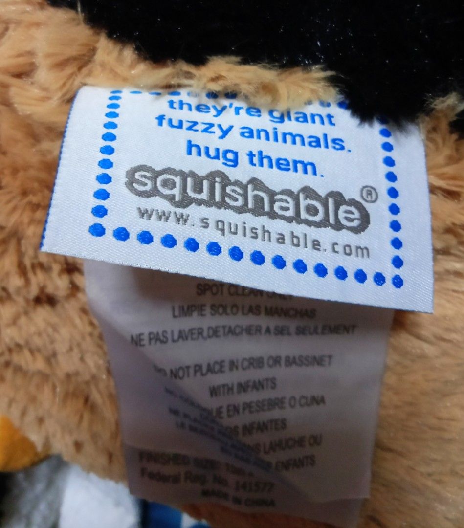 [Squishable Plush] Authentic Cute Calico Cat and German Shepherd Dog ...