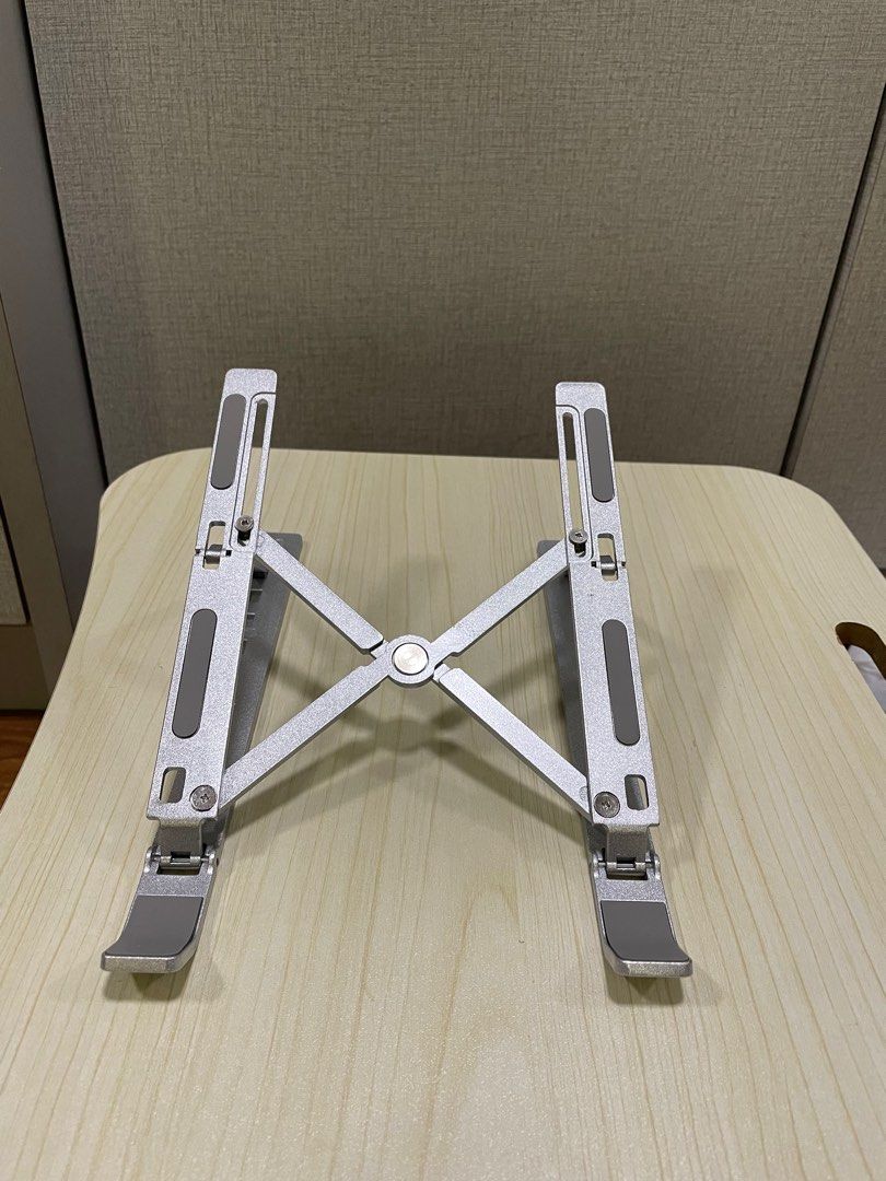 Stainless steel foldable laptop stand, Computers & Tech, Laptops ...