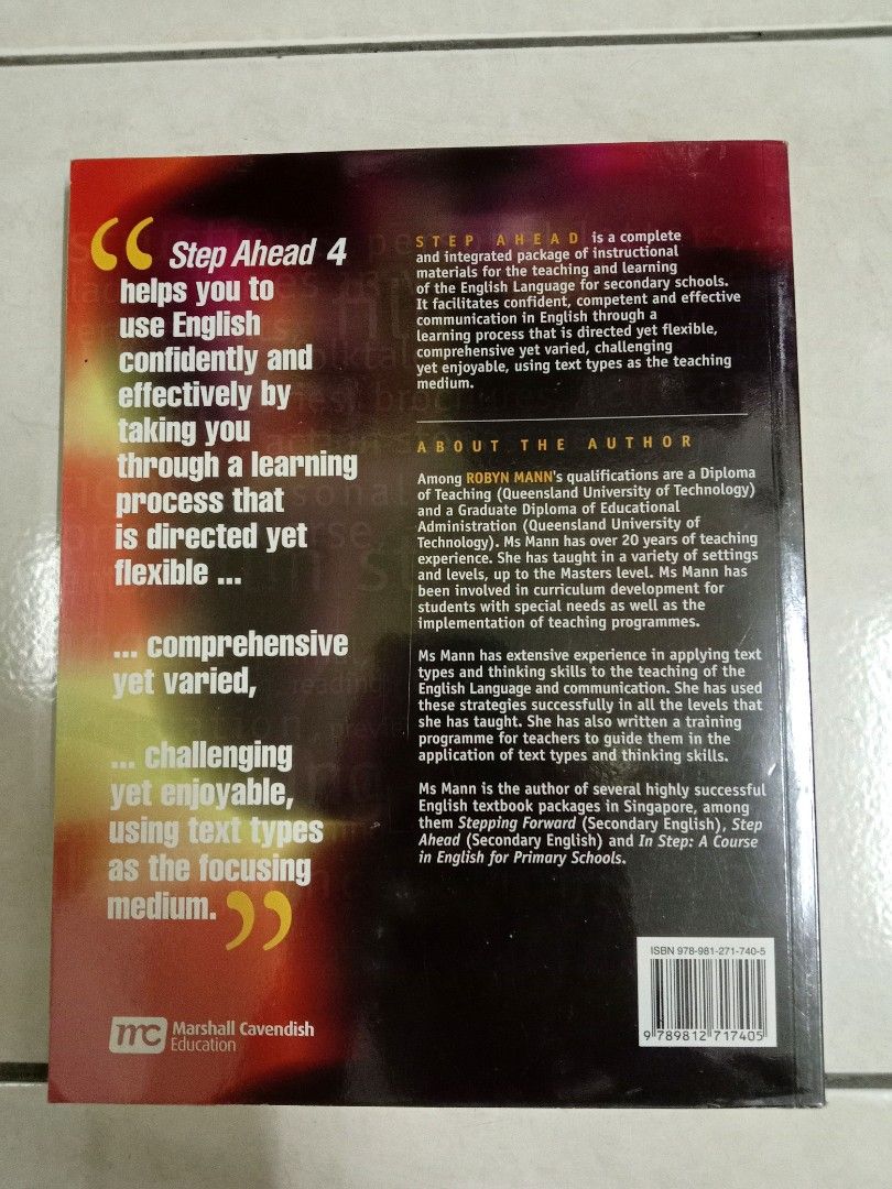 Step Ahead 4 Textbook, Hobbies & Toys, Books & Magazines, Assessment ...