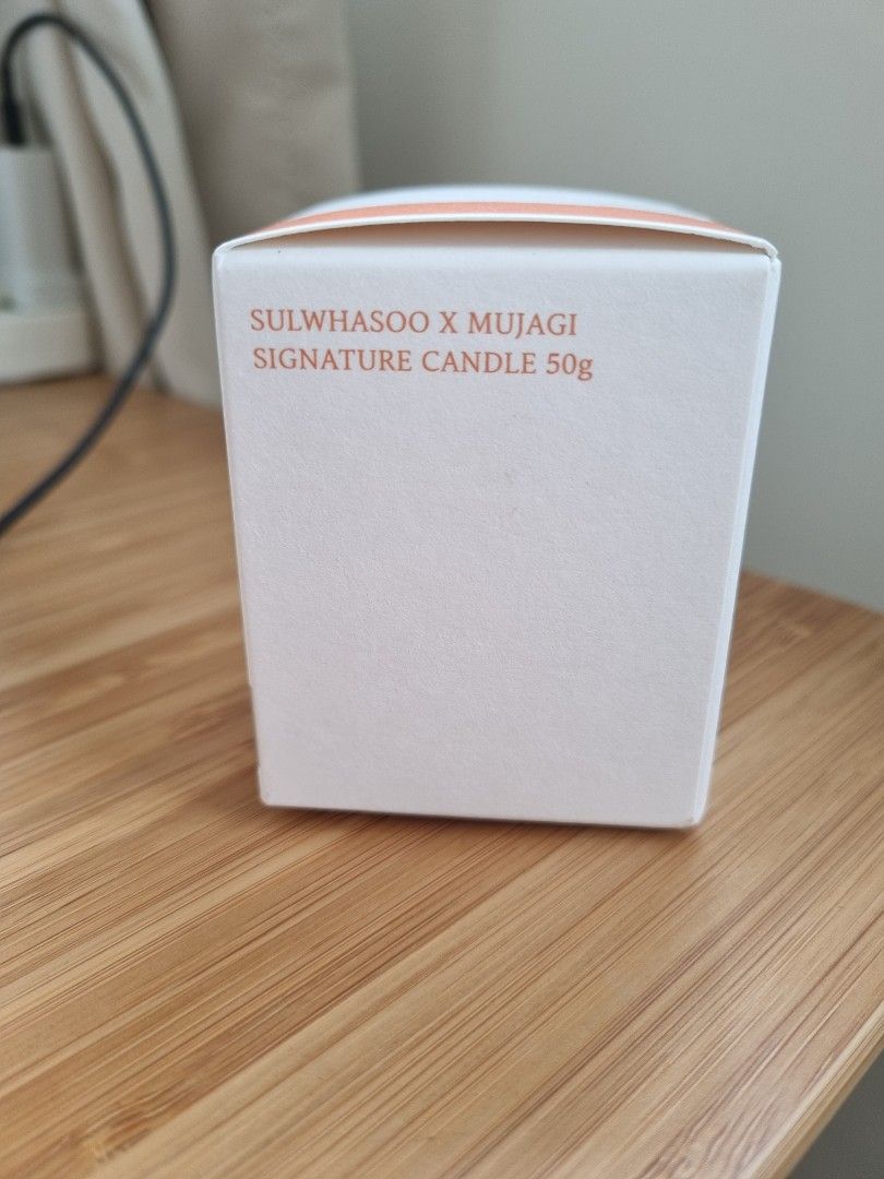 Sulwhasoo x Mujagi Signature Candle 50g, Furniture & Home Living, Home Fragrance on Carousell
