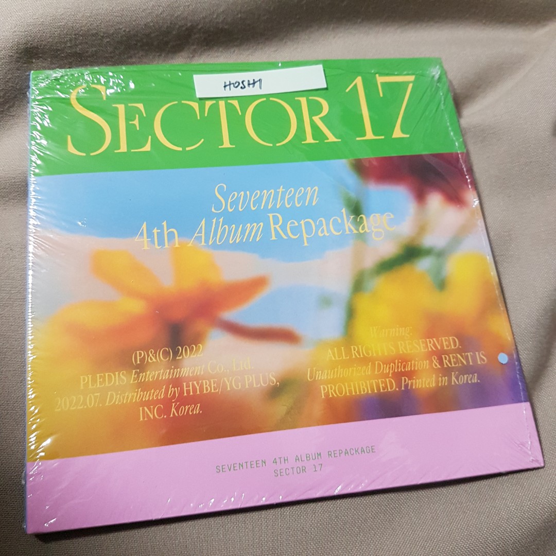 Svt Seventeen Sector 17 Hoshi version, Hobbies & Toys, Memorabilia ...