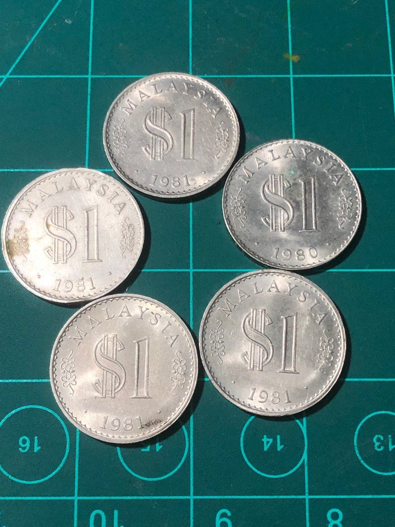 Syiling Rm1 lama tahun 1980-1981, Hobbies & Toys, Collectibles ...