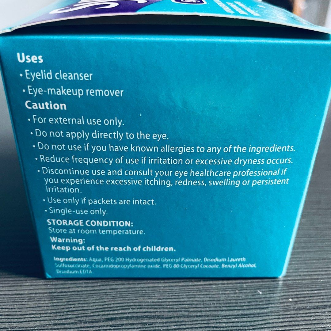 Systane Lid Wipes Eyelid Cleasing, Beauty & Personal Care, Sanitary ...