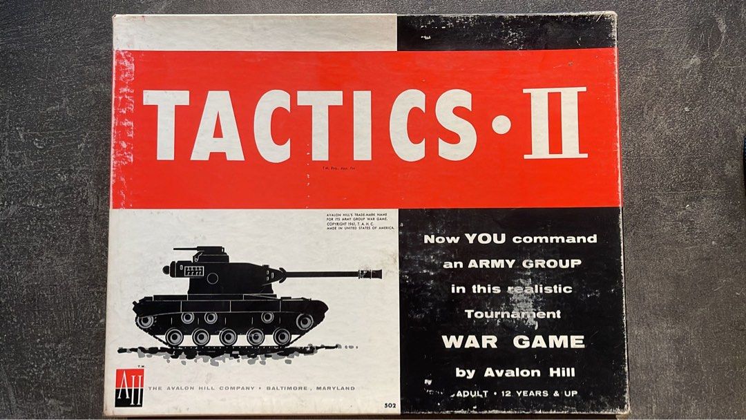Tactics II - original war game, 興趣及遊戲, 玩具 & 遊戲類 - Carousell