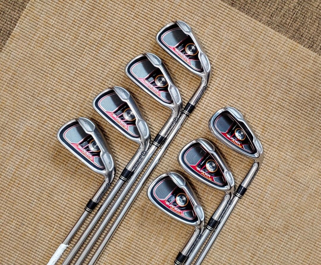 TaylorMade Burner Plus Irons, Sports Equipment, Sports & Games, Golf on ...