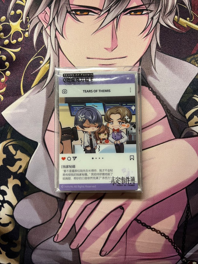 Tears of Themis Marius Chibi CG PVC Cards, Hobbies & Toys, Memorabilia ...