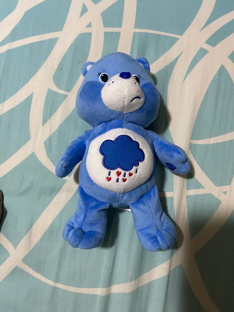 Teddy bear care bear grumpy, Hobbies & Toys, Toys & Games on Carousell