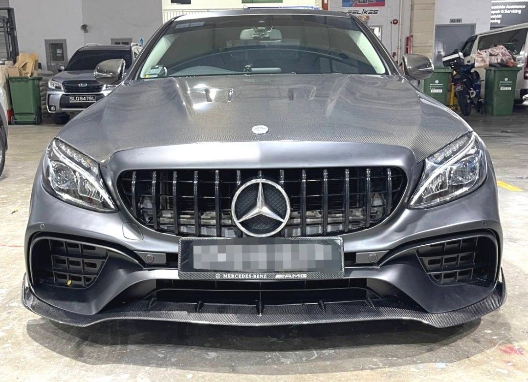 Mercedes Benz Merc C Class C-Class C160 C180 C200 C250 C43 W205 4matic Full Bodykit Conversion ...