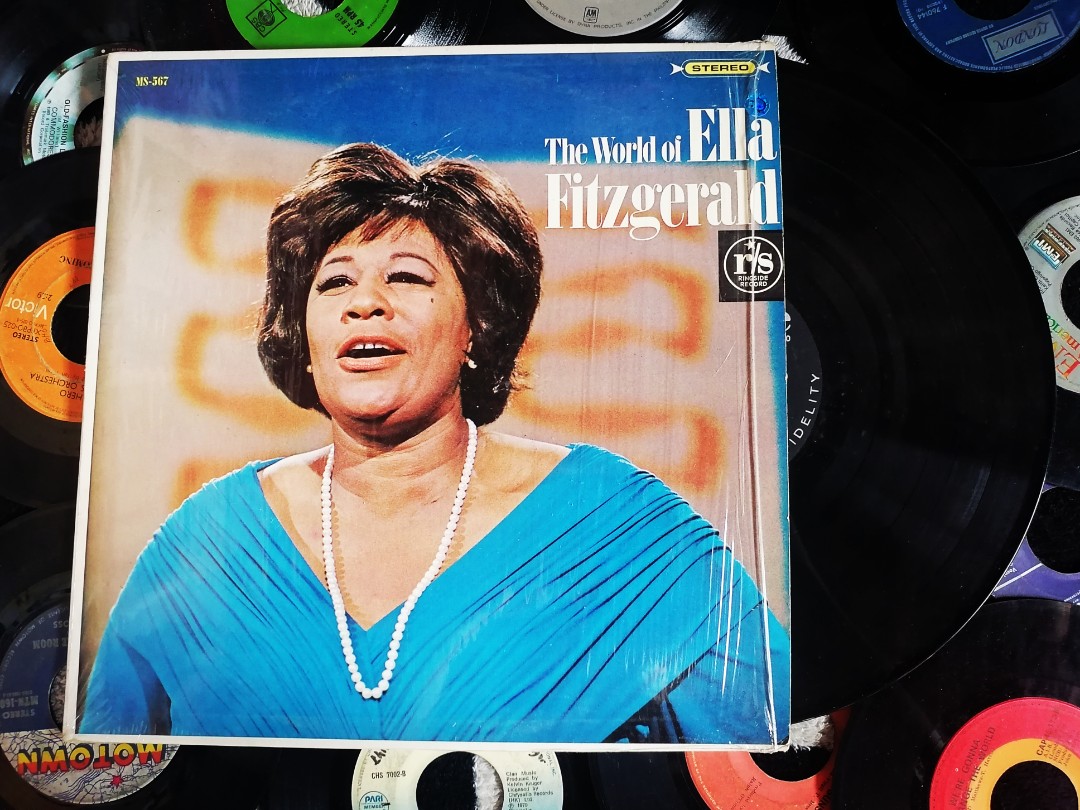 The World of Ella Fitzgerald Vinyl Record Original Vinyl Records Vintage Vinyls Plaka LP Vintage ...