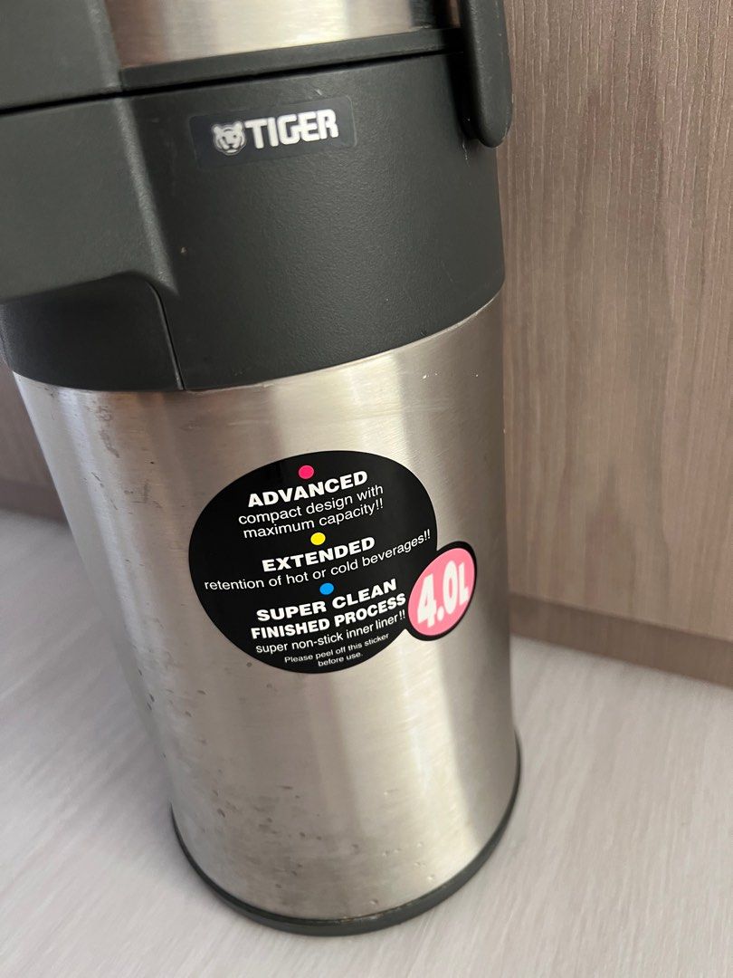 Tiger thermal flask 4L, Furniture & Home Living, Kitchenware ...