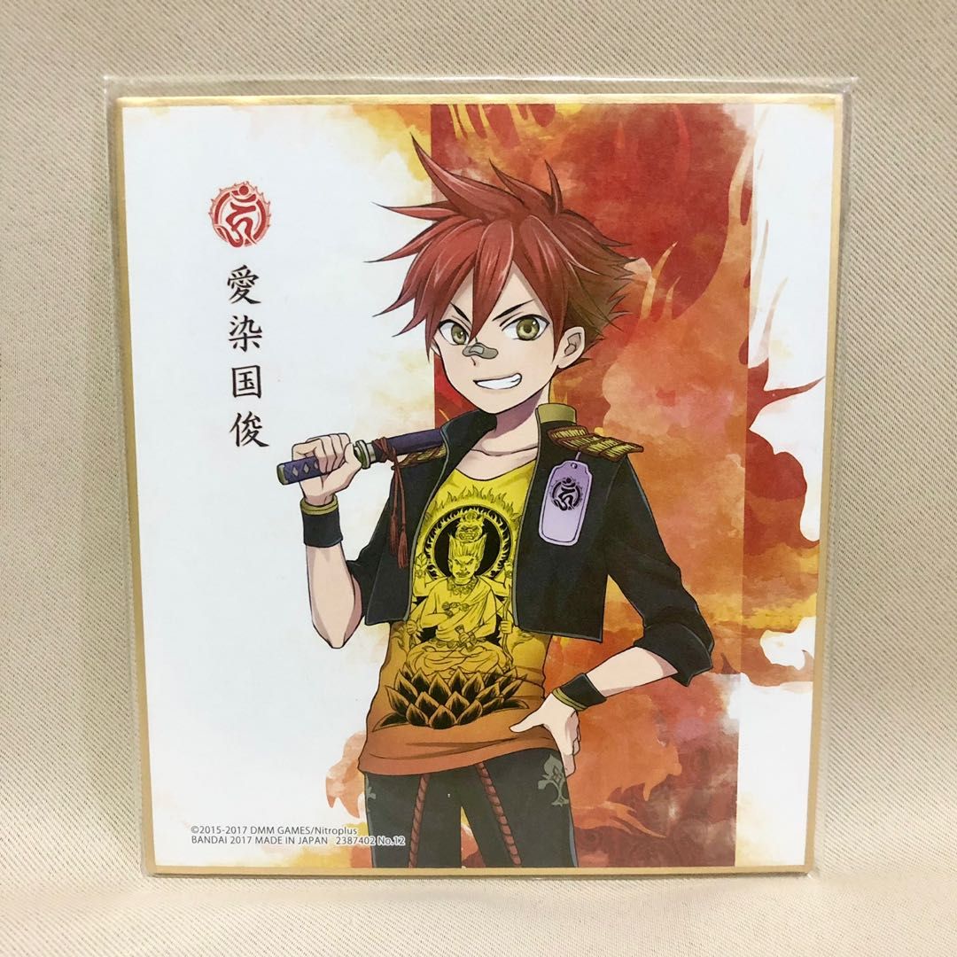 Touken Ranbu Shikishi Anime Merch / Aizen Kunitoshi Maeda Hirano ...