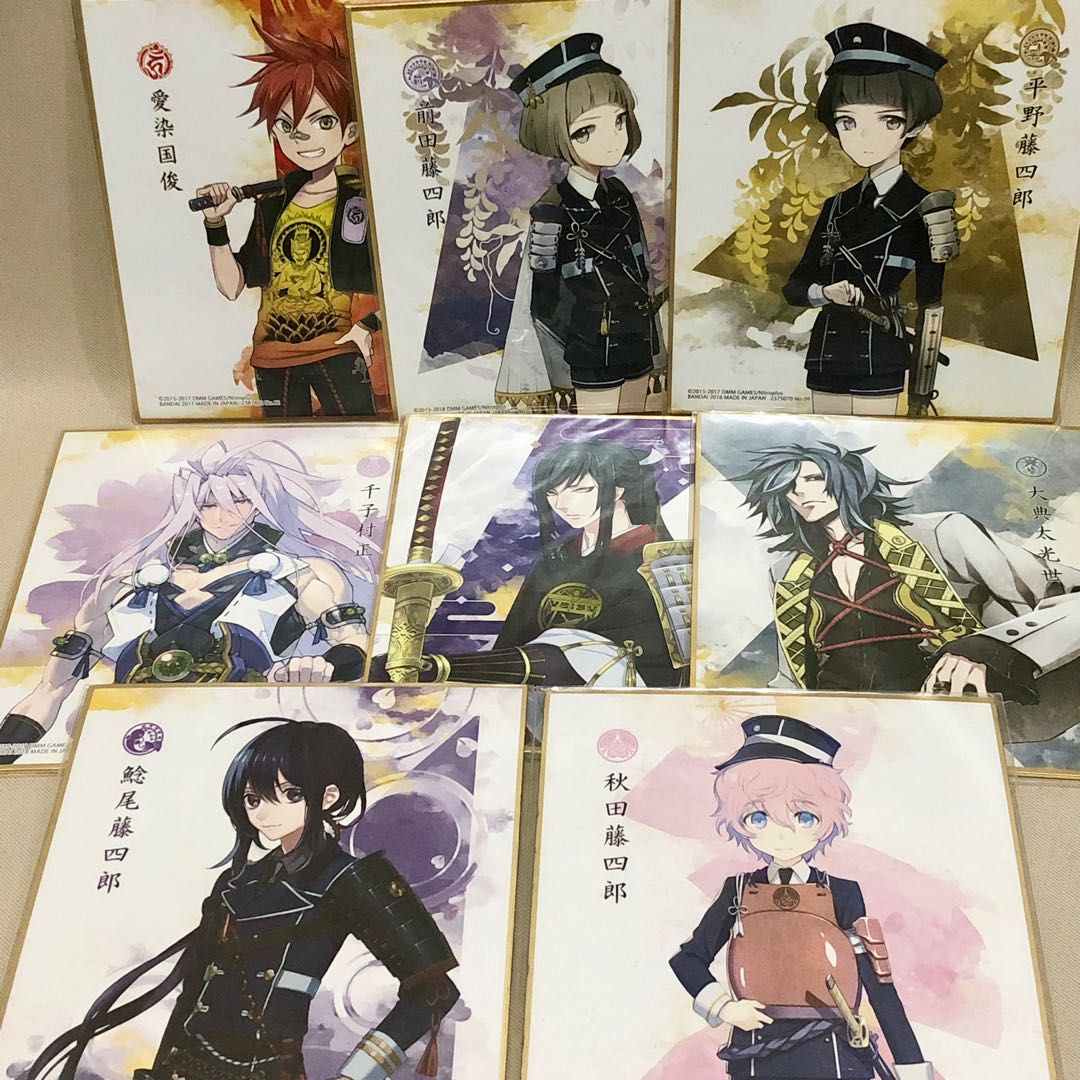 Touken Ranbu Shikishi Anime Merch / Aizen Kunitoshi Maeda Hirano ...