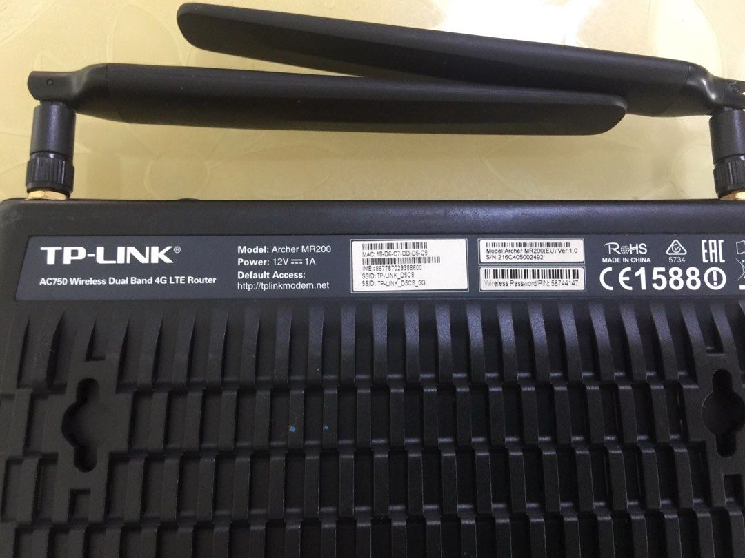TP Link AC-750 Dual Band 4G LTE Router, Computers & Tech, Parts & Accessories, Networking on ...
