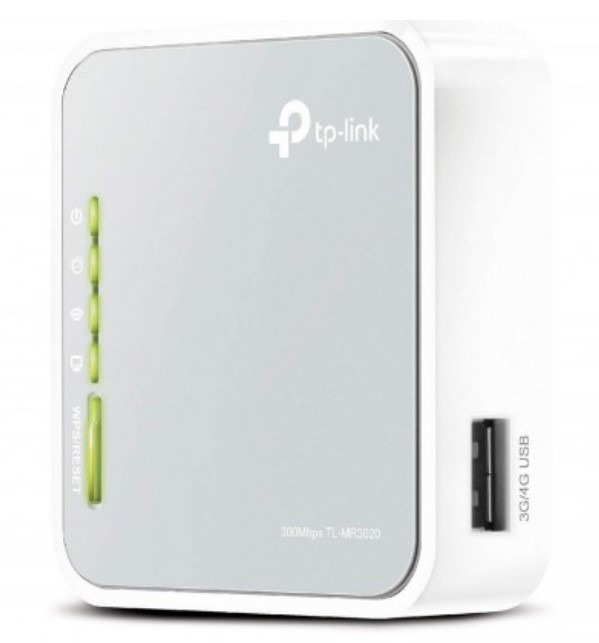 TP LINK TL-MR3020 Portable 3G/4G Wireless N Router 2.4GHz White ...
