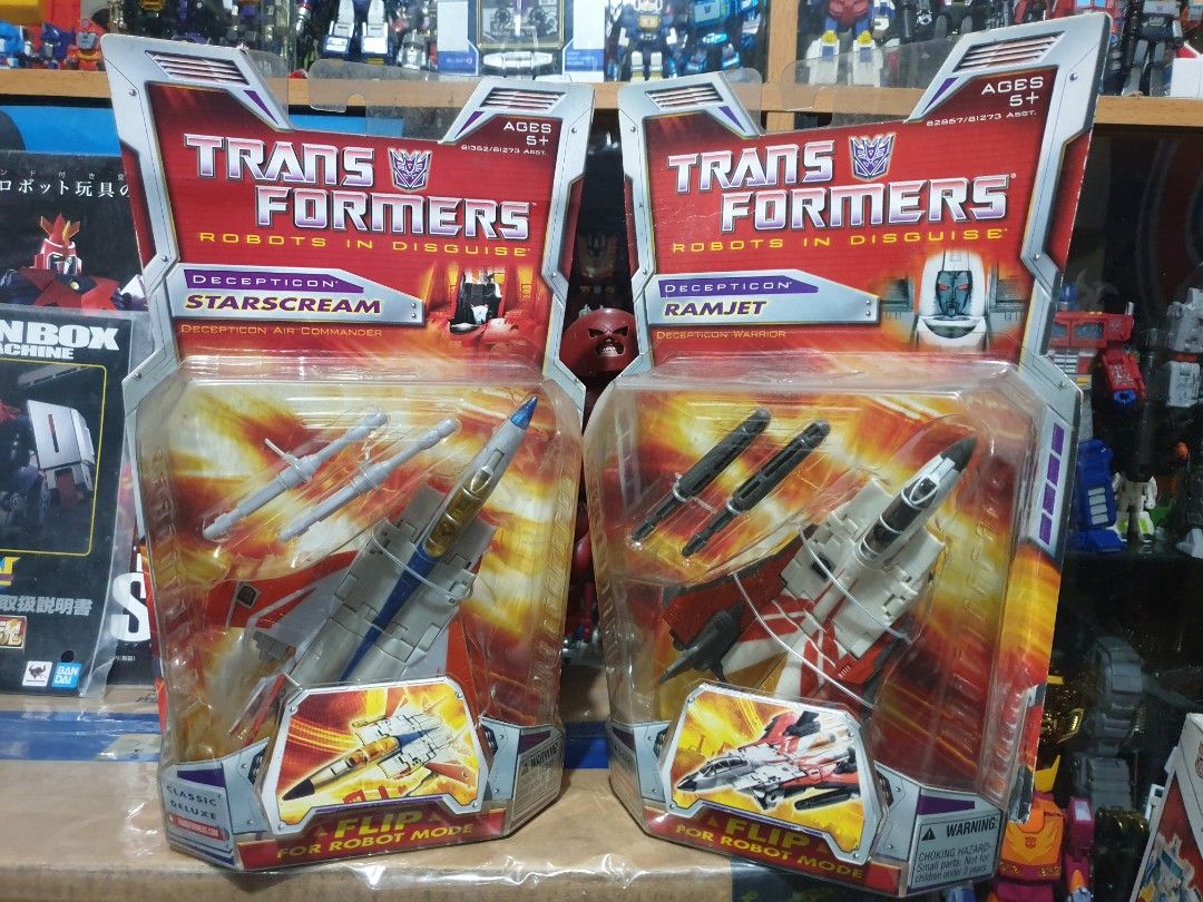 Transformers classics Starscream & Ramjet seekers RID TFC robots in ...