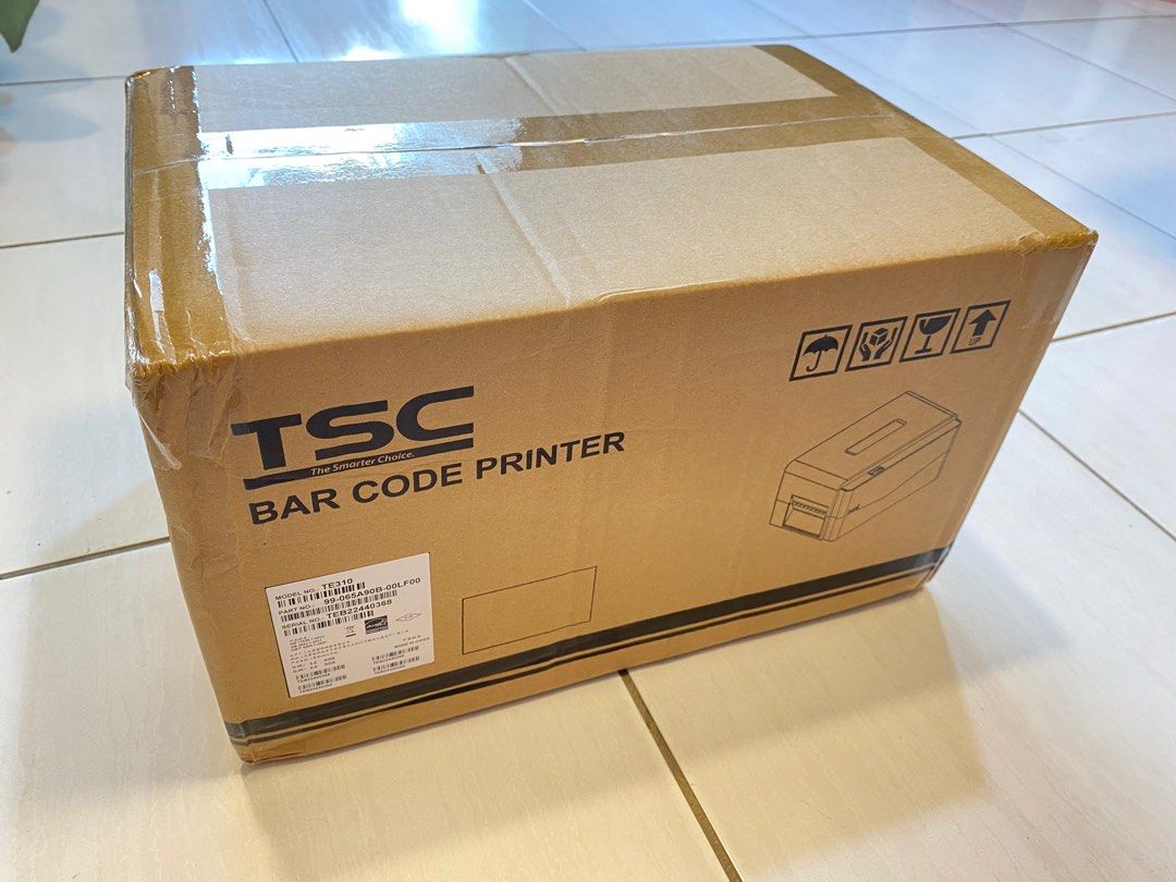 TSC TE310 標籤機 條碼機 熱感式熱轉式兩用機 有網路孔(LAN)全新已拆封檢測試印沒問題, 電腦及科技產品, 印表機及影印機在旋轉拍賣