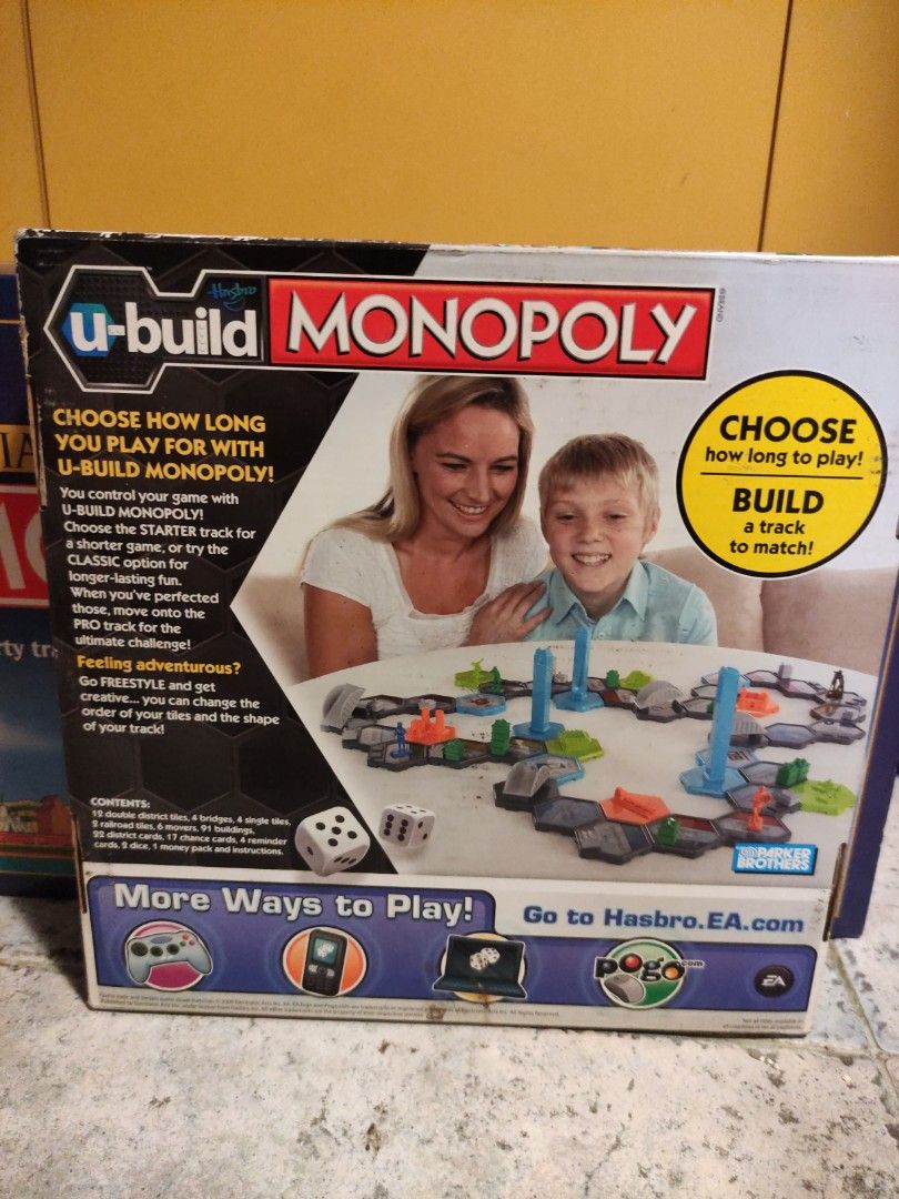 U-build Monopoly, Hobbies & Toys, Toys & Games on Carousell