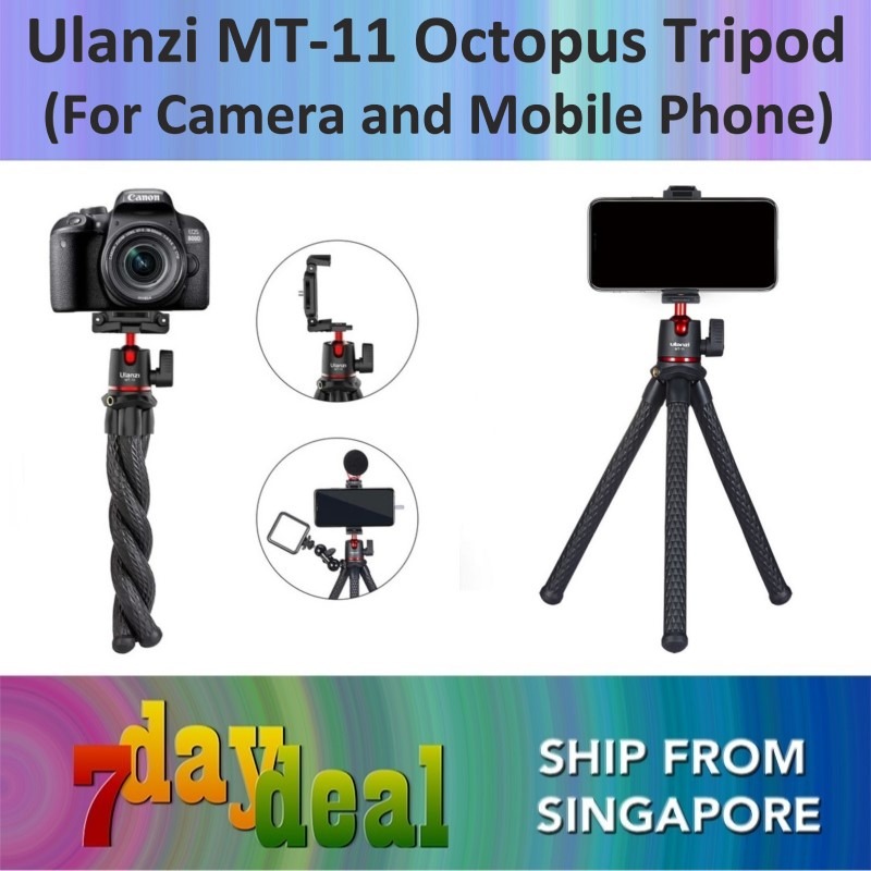 Ulanzi MT-11 Multifunctional Octopus Tripod - For Smartphones, Action ...