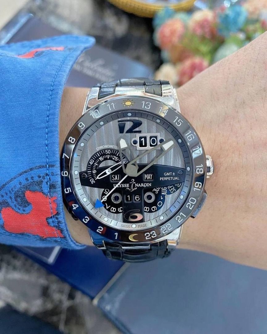 Ulysse Nardin El Toro Gmt Perpetual Calendar Platinum Ceramic 43mm Ref ...