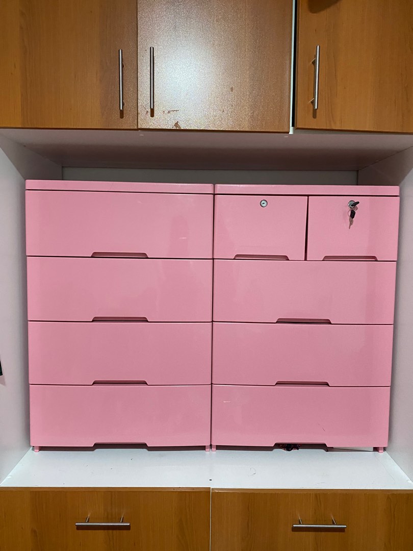 Uratex Pink Drawer Units, Furniture & Home Living, Furniture, Shelves ...
