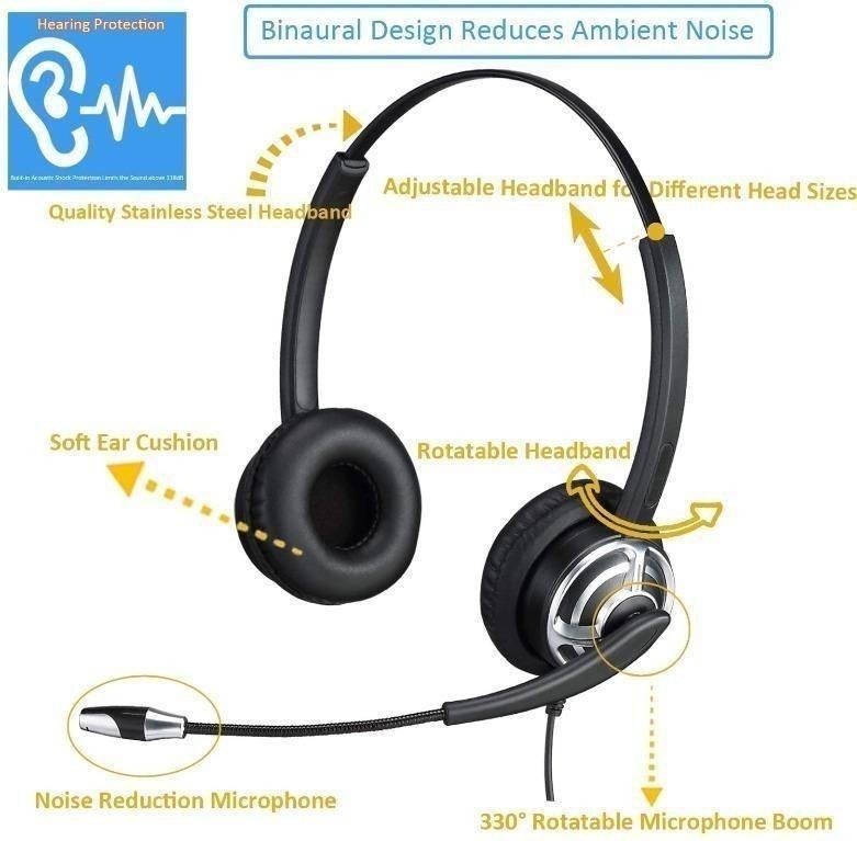 USB Telephone Headset with Noise Cancelling Nuance Dragon Dictation ...