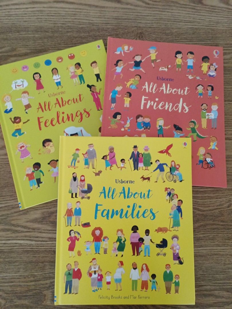 Usborne hardcover book family friends feelings, Hobbies & Toys, Books ...