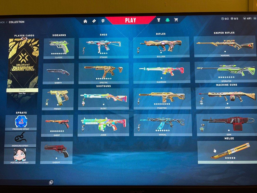 VALORANT 13 PREMIUM SKINS ACCOUNT RGX 2.0, Video Gaming, Gaming ...