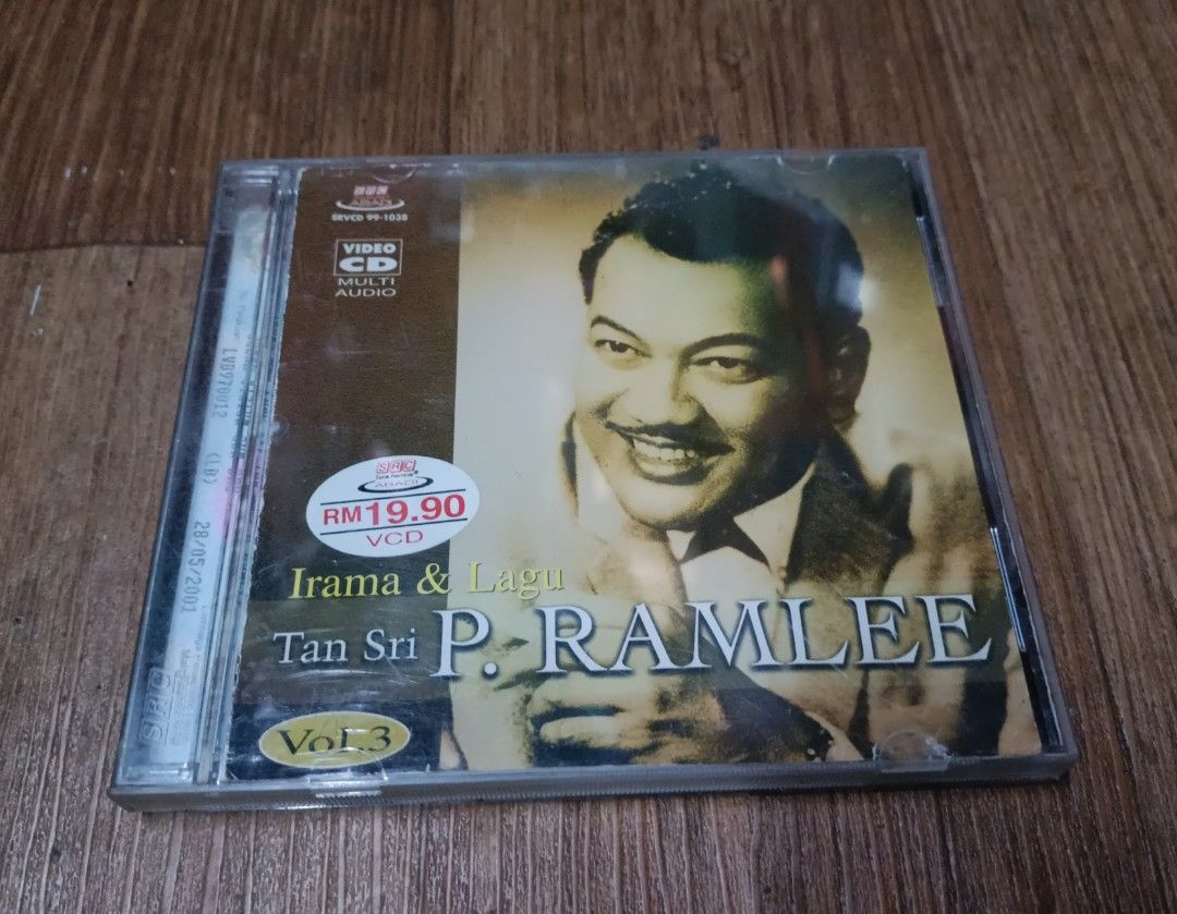 VCD TAN SRI P. RAMLEE.. @ 1999 SURIA RECORD SDN BHD.., Hobbies & Toys ...