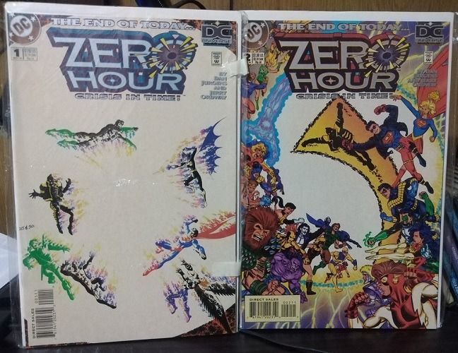 (Classic Issues) DC Comics - Zero Hour: Crisis in Time 1 & 2, Hobbies ...
