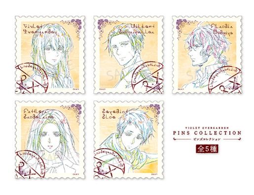 Violet Evergarden Stamp Pins Collection, Hobbies & Toys, Memorabilia ...