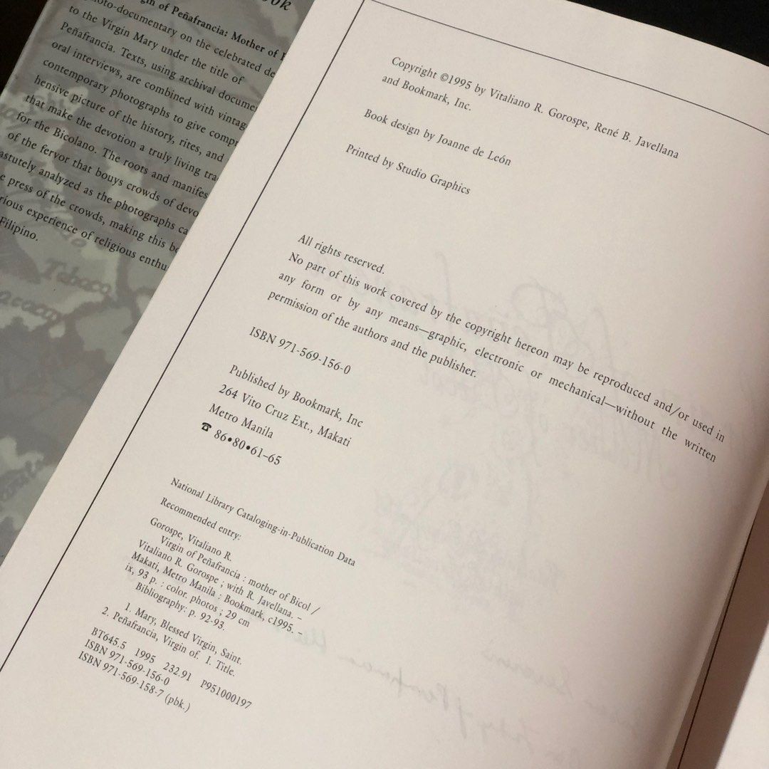 Virgin of Penafrancia Mother of Bicol Book, Hobbies & Toys, Books ...