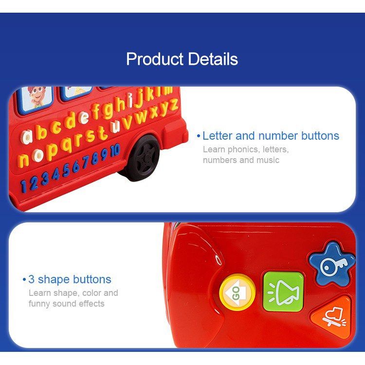 Vtech Playtime Bus with Phonics, Hobbies & Toys, Toys & Games on Carousell