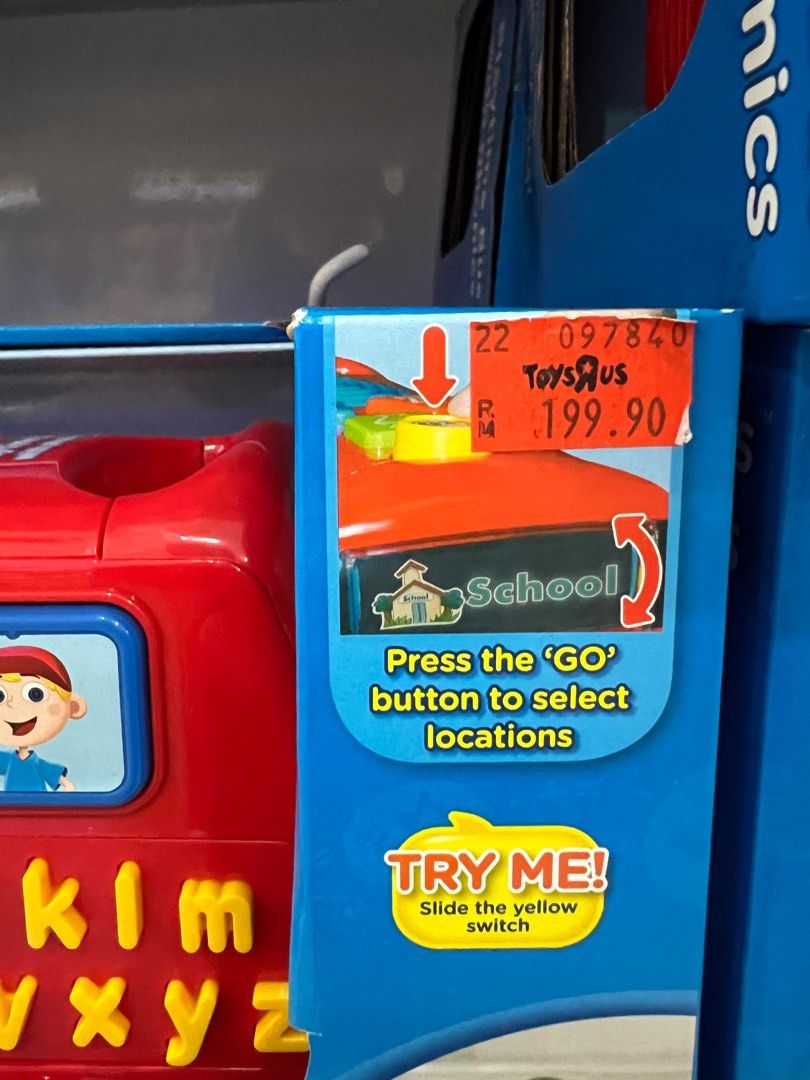 Vtech Playtime Bus with Phonics, Hobbies & Toys, Toys & Games on Carousell