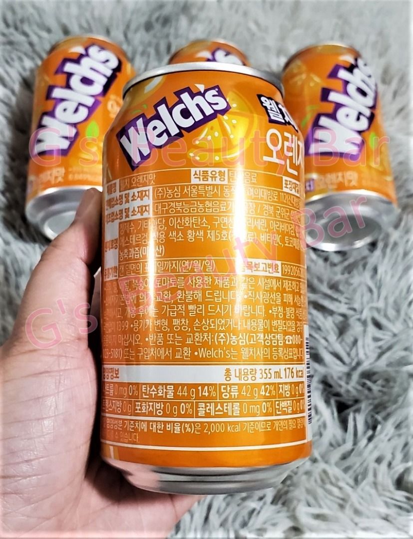 Welch's Orange Soda 355ml, Food & Drinks, Beverages on Carousell
