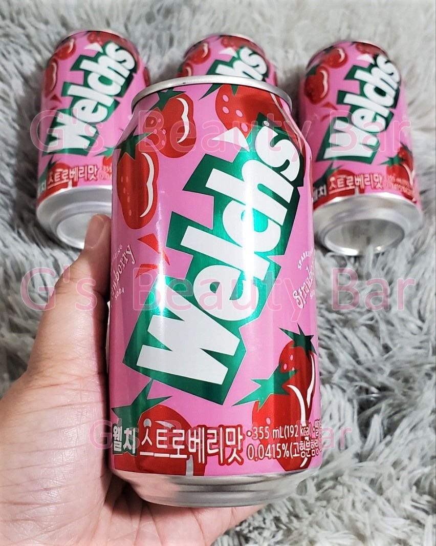 Welch's Strawberry Soda 355ml, Food & Drinks, Beverages on Carousell
