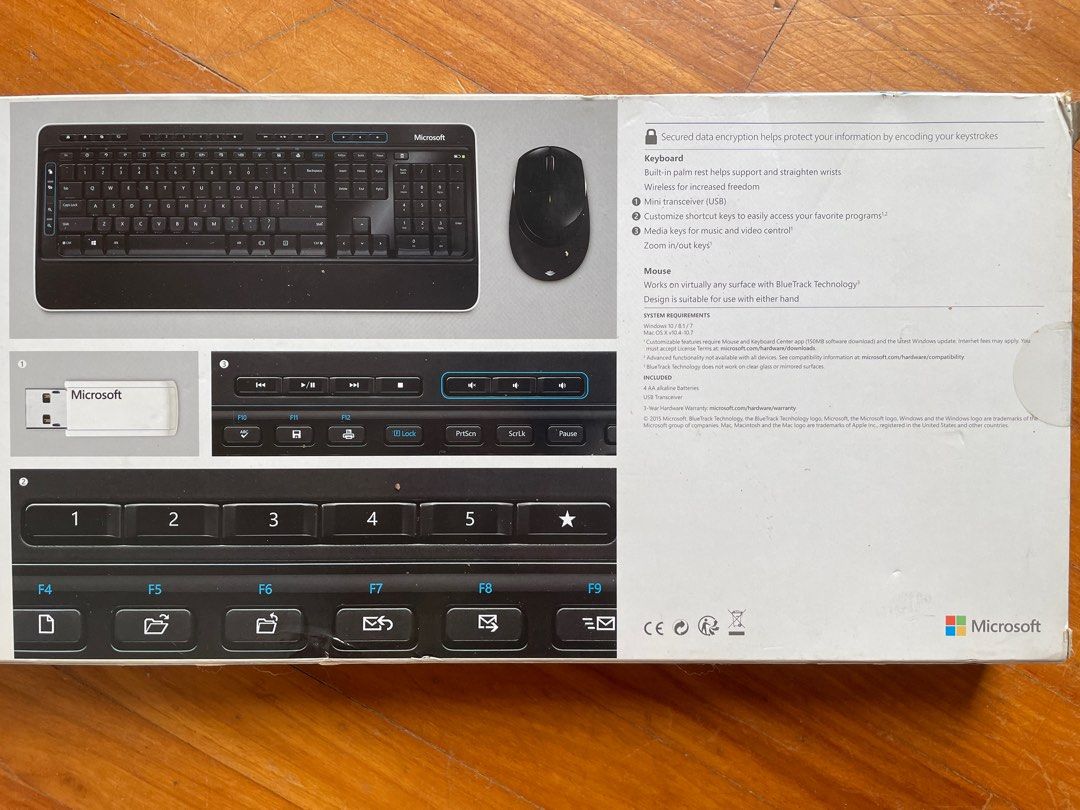 Windows Wireless Keyboard 3050, Computers & Tech, Parts & Accessories ...