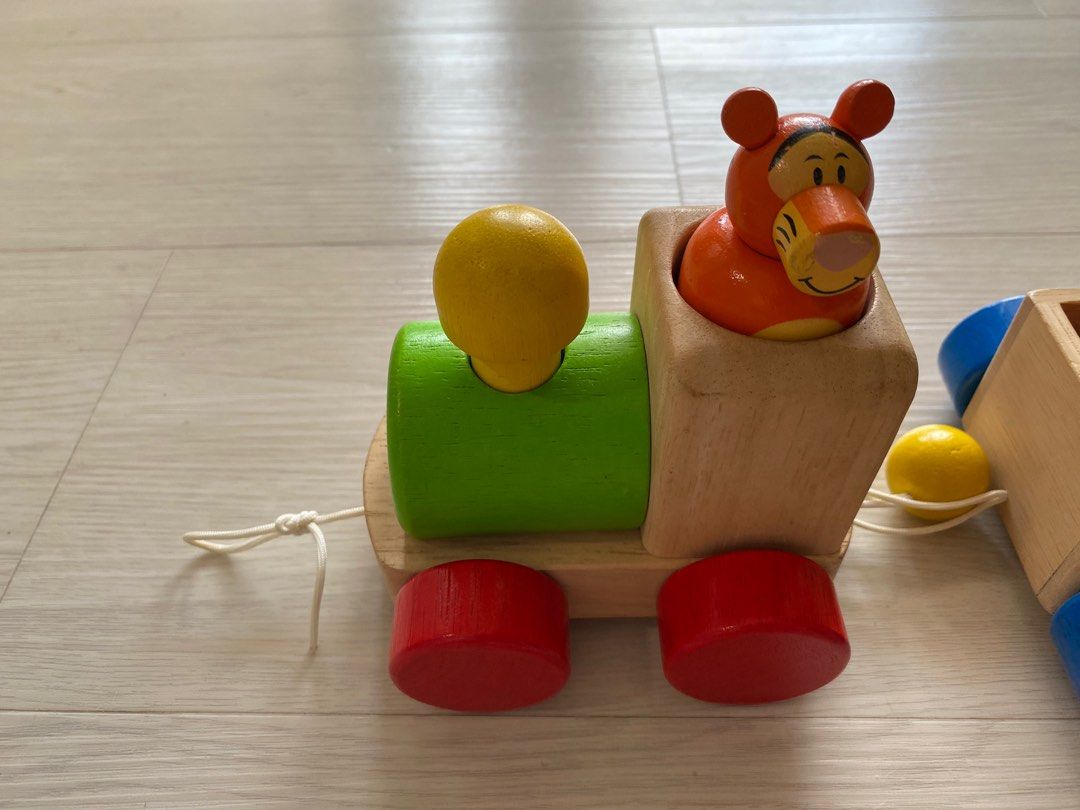 Wooden Toys Winnie the Pooh Choo Choo Train, Hobbies & Toys, Toys ...