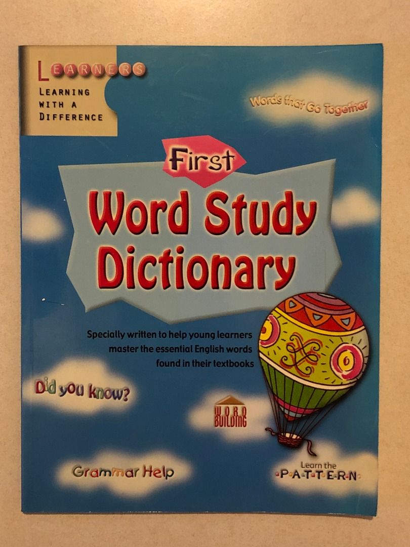 Word Study Dictionary, Hobbies & Toys, Books & Magazines, Children's ...