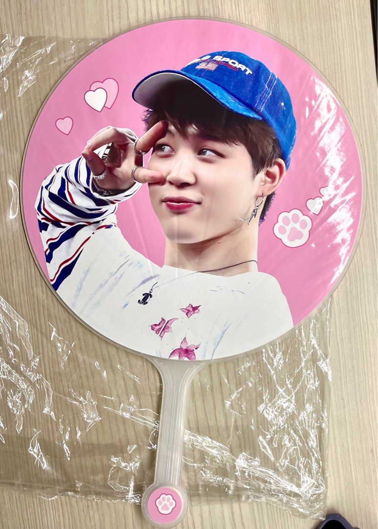 [wts] bts jimin picket fan, Hobbies & Toys, Memorabilia & Collectibles ...