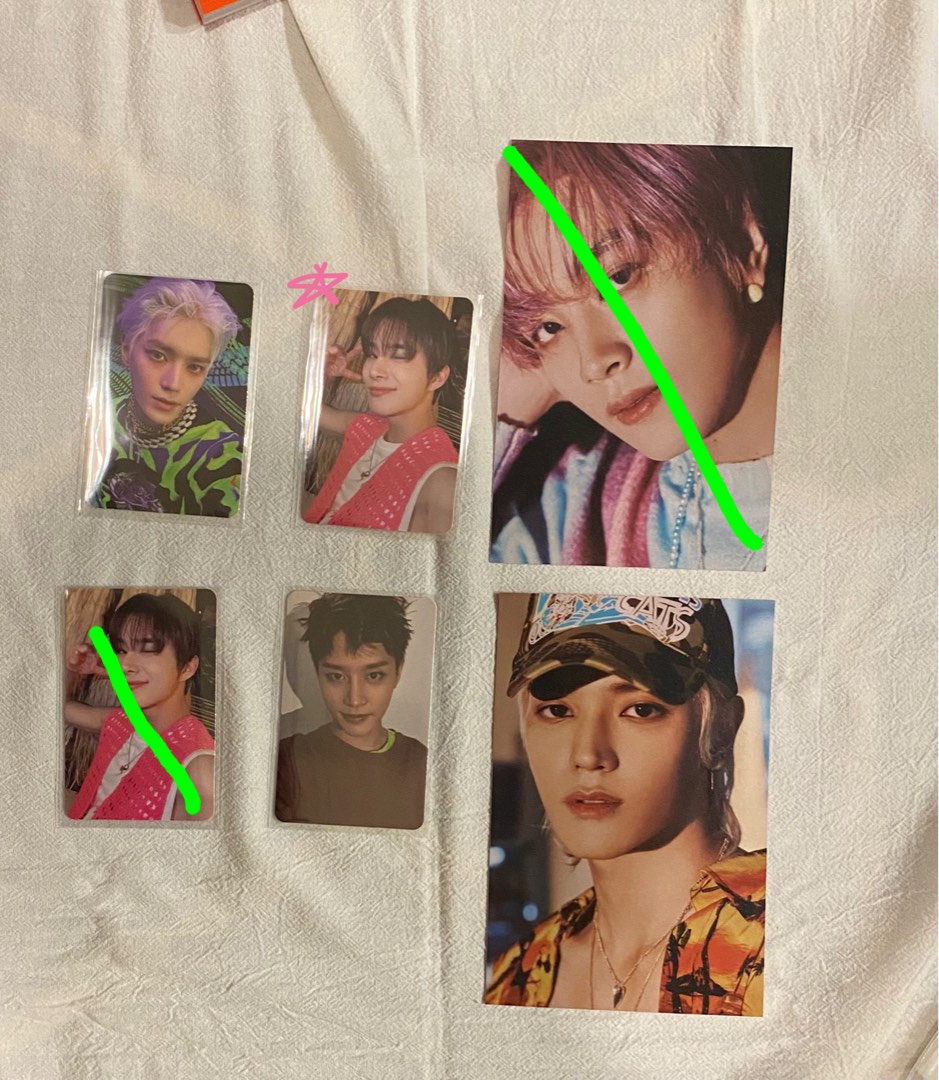 [wts] Nct 127 2 Baddies Ver Album Pcs Pc Photocards Jungwoo Taeyong